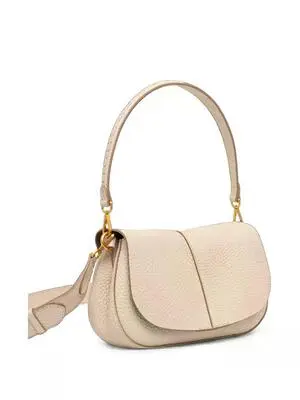 GIANNI CHIARINI Medium Helena Round Grained-leather Shoulder Bag