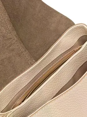 GIANNI CHIARINI Medium Helena Round Grained-leather Shoulder Bag