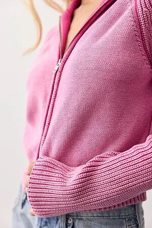 Free People Josephine Cardi - Fuchsia Flame