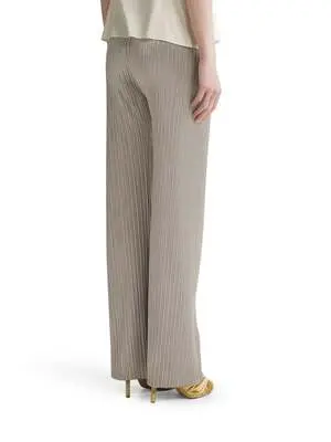 FORTE_FORTE Trousers With An Elasticated Waist And Irregular Pleating