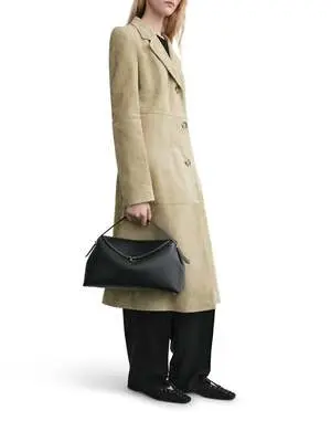 TOTEME T-lock Bag In Embossed Leather