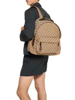Gucci Gg Fabric Backpack