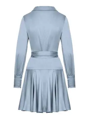 Zimmermann Silk Wrap Mini Dress