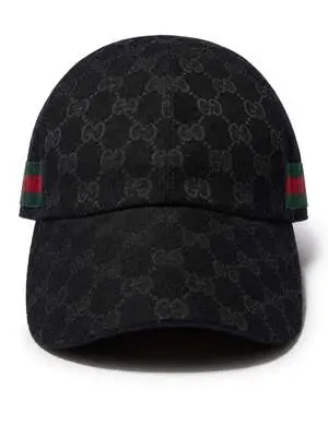 Gucci Web Baseball Cap - Black