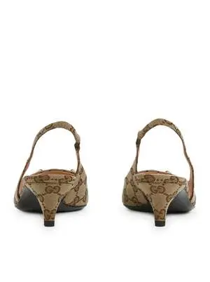 Gucci Slingback Collection With Horse Hook