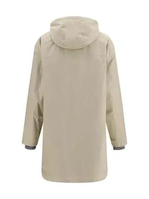 Miu Miu Single-breasted Coat In Panama And Fleece
