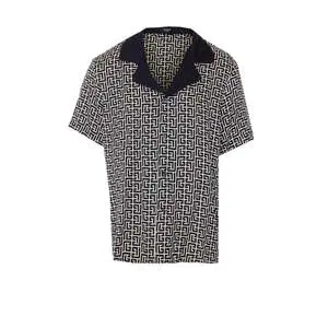 Balmain Pajama Shirt Varsity - Black