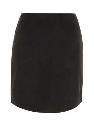 ROTATE BY BIRGER CHRISTENSEN Suede Miniskirt - Multicolor