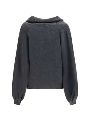 Dolce & Gabbana Cropped Shawl Collar Cardigan - Gray