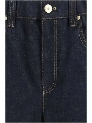 Brunello Cucinelli Palazzo Denim Pants