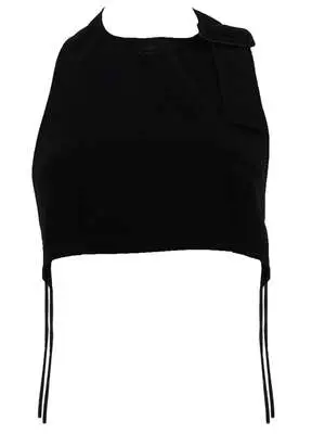 COURREGES Courreges Women Cropped Top With Open Back