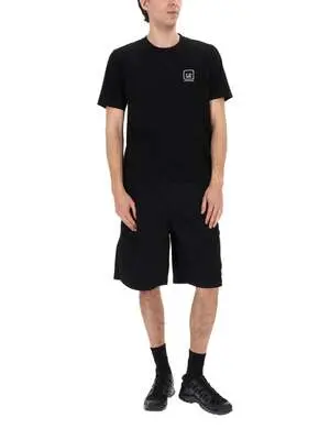 C.P. COMPANY Logo Patch Cargo Shorts