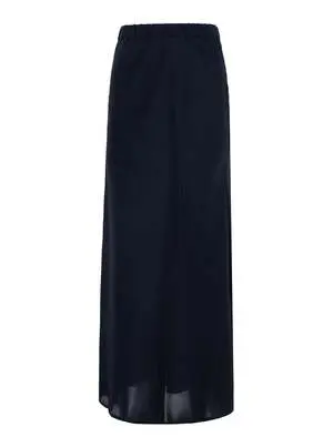 Max Mara Silk Embroidered Skirt - Multicolor