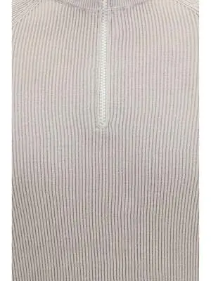 Brunello Cucinelli High Neck Cotton Sweater