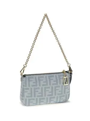 Fendi Denim Baguette Clutch
