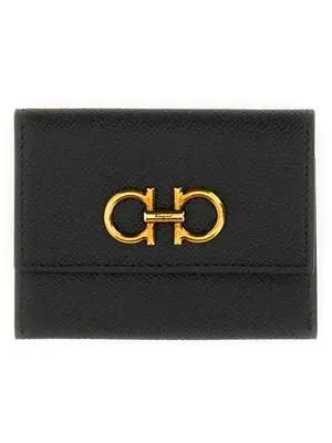 FERRAGAMO Card Holder Hooks - Black