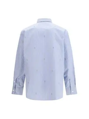 Gucci Striped Cotton Poplin Shirt