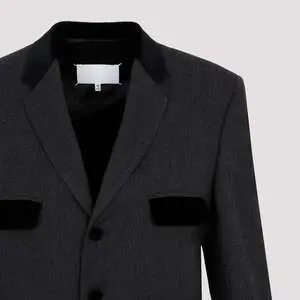 MAISON MARGIELA Long Wool Jacket