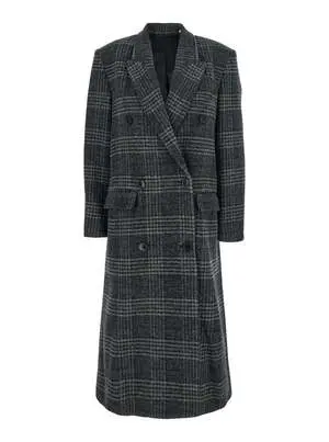 Isabel Marant Étoile Lexana Checked Wool Coat - Multicolor