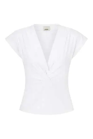 Isabel Marant Étoile V-neck Cap Sleeve Top
