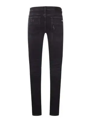 Amiri Skinny Jeans With Studs And Destroy Details