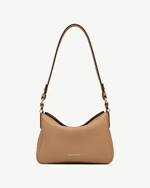 Strathberry Sway Leather Shoulder Bag - Brown