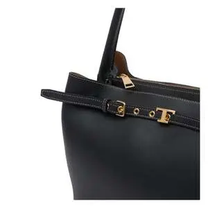 TOD'S Small T Signature Leather Handbag