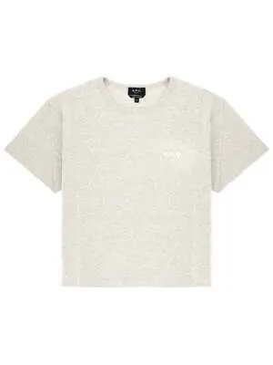 A.p.c. T-shirt With Logo - Gray