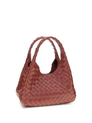 Bottega Veneta Campana Shoulder Bag - Red