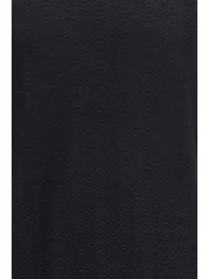 Giorgio Armani Short-sleeved Cotton And Silk Sweater