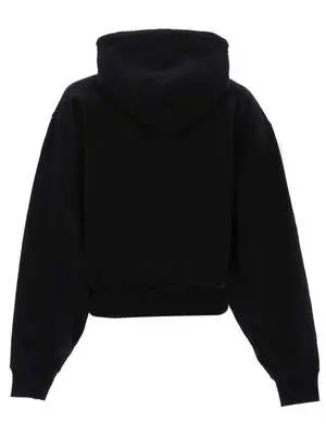 Alexander Wang Felpa Con Zip E Cappuccio