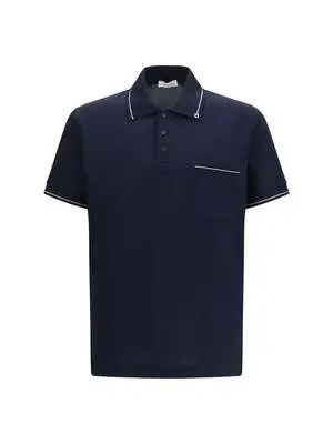 FERRAGAMO Gancini Polo Shirt - Blue