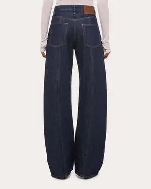 Helmut Lang Mid-rise Saddle Jeans