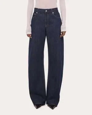 Helmut Lang Mid-rise Saddle Jeans