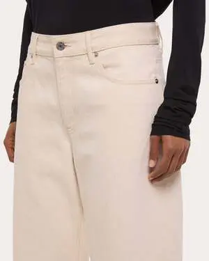 Helmut Lang Organic Italian Denim Mid-rise Saddle Jeans