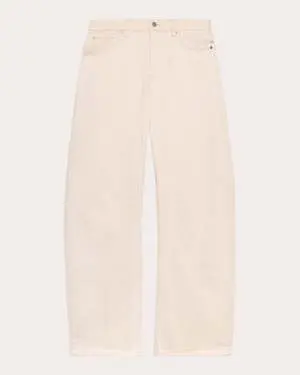 Helmut Lang Organic Italian Denim Mid-rise Saddle Jeans