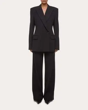 Helmut Lang Wool Gabardine Wardrobe Belted Blazer
