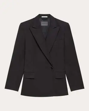 Helmut Lang Wool Gabardine Wardrobe Belted Blazer