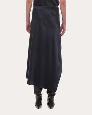 Helmut Lang Silk Handkerchief Slip Skirt