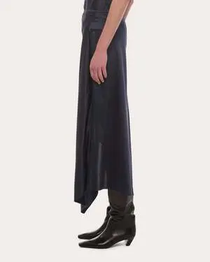 Helmut Lang Silk Handkerchief Slip Skirt