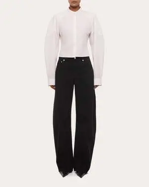 Helmut Lang Mid-rise Saddle Jeans