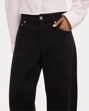 Helmut Lang Mid-rise Saddle Jeans