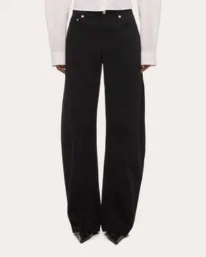 Helmut Lang Mid-rise Saddle Jeans