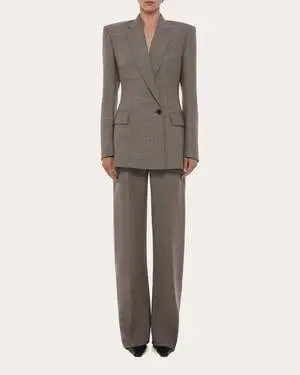 Helmut Lang Sculptural Wool-blend Blazer