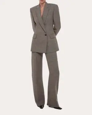 Helmut Lang Sculptural Wool-blend Blazer