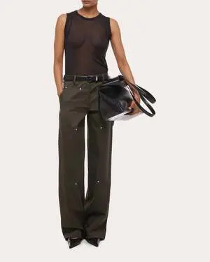 Helmut Lang Chino Twill Rivet Carpenter Pants