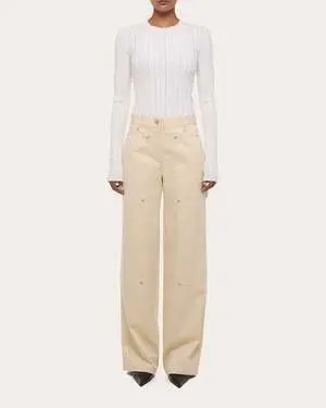 Helmut Lang Chino Twill Rivet Carpenter Pants