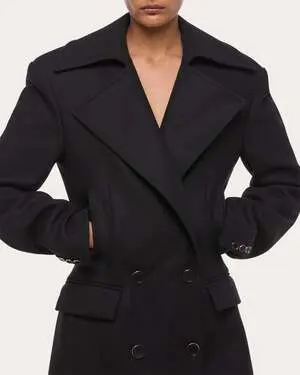 Helmut Lang Sculptural Twill Coat