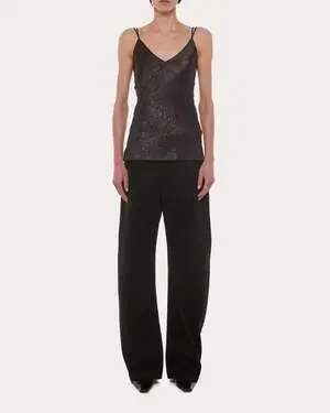 Helmut Lang Crinkle Slip Tank Top