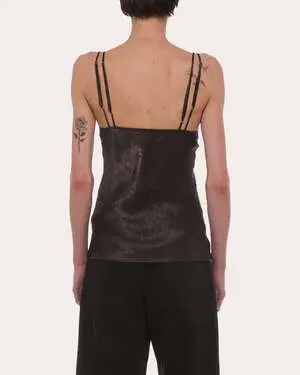 Helmut Lang Crinkle Slip Tank Top